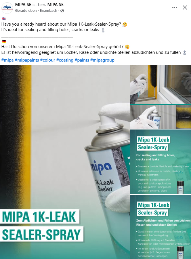 News | Zürich, Thurgau, Schaffhausen | Mipa Coatings Schweiz AG